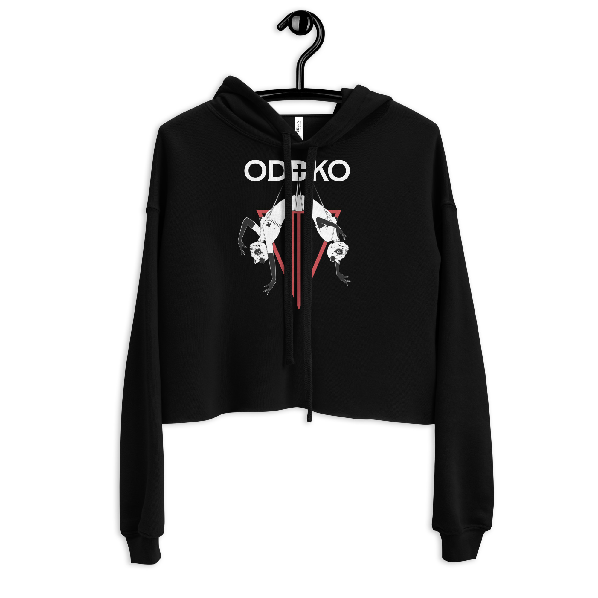 ODDKO BONDAGE KITTIES CROP HOODIE DTG - VND Shop