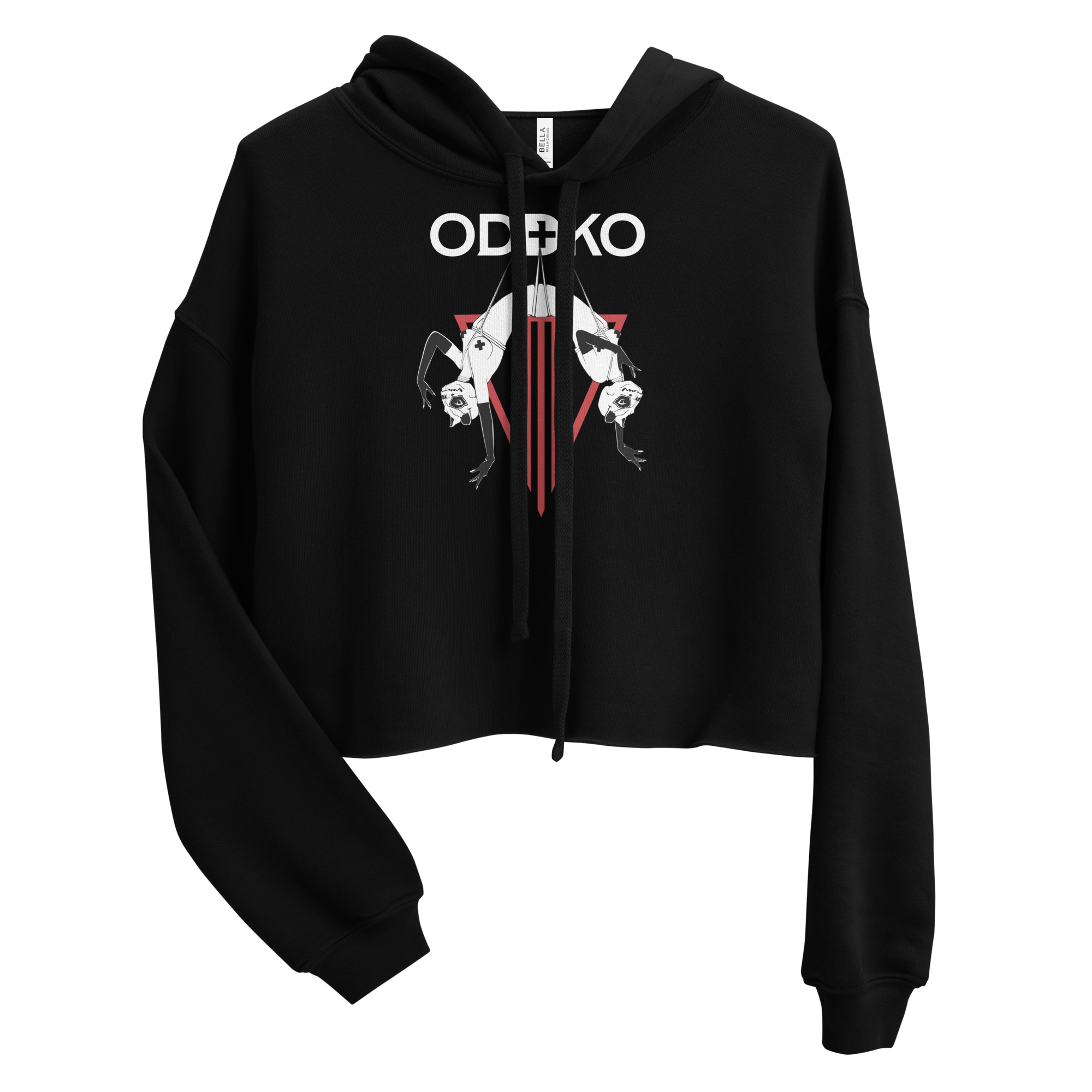 ODDKO BONDAGE KITTIES CROP HOODIE DTG - VND Shop